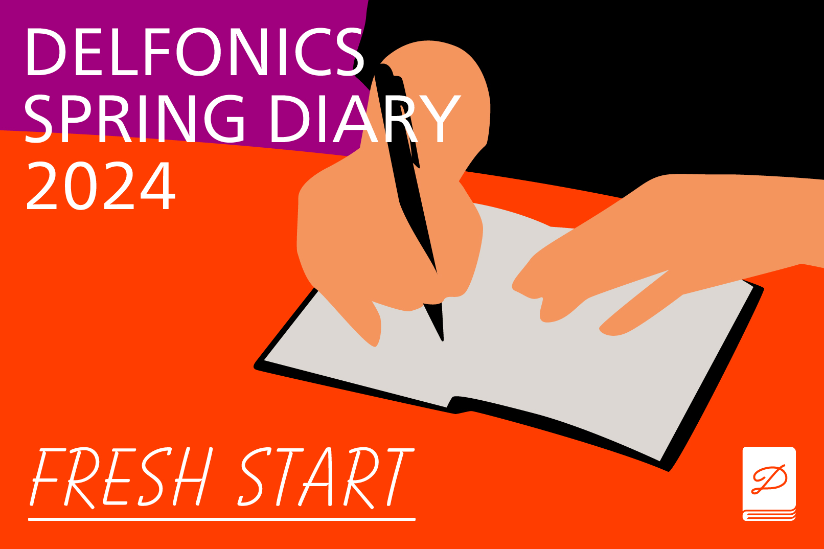 DELFONICS SPRING DIARY 2024 -FRESH START-1/18（木）より、3月始まりの手帳のお披露目会を実施 ...